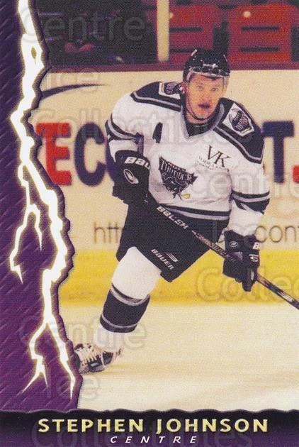 2001-02 UK BRITISH Elite Hull Thunder #9 Stephen Johnson $3.00 ...