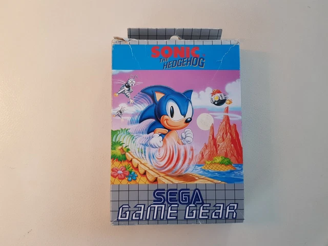 SONIC THE HEDGEHOG Game Gear COMPLET - boite + notice + jeu + cristal ...