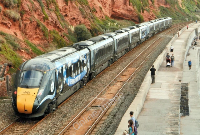 RAILWAY PHOTO 6X4 Class 802 IEP Dawlish Seafront 5/9/20 £2.00 - PicClick UK