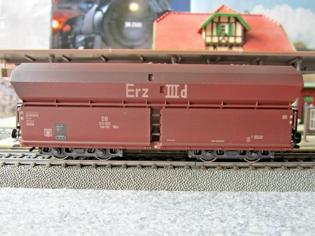 TRIX 24202-03 GROSSRAUM-SCHÜTTGUTWAGEN Fad-50/00tz gealtert (Spur H0, HO), in OVP EUR 29,00 ...