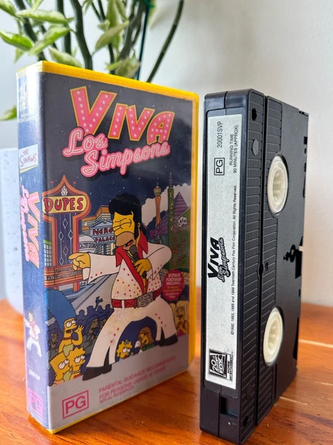 THE SIMPSONS VIVA Los Simpsons (Animated) (VHS, 2000) yellow cover RARE ...