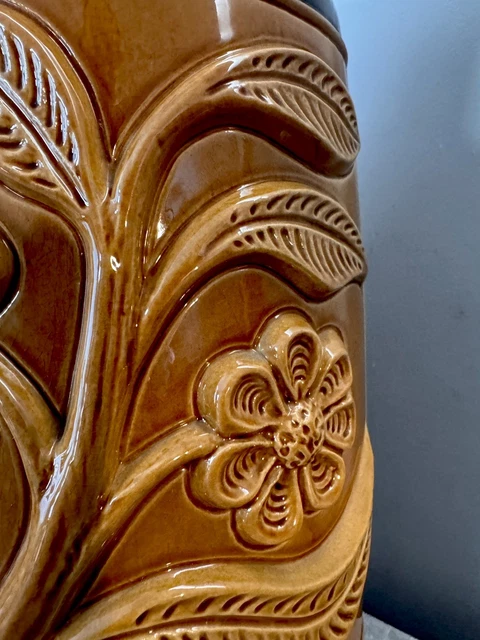 VINTAGE BIG MID-CENTURY Ceramic Vase GDR Germany 🇩🇪 Flower Desk/Floor ...