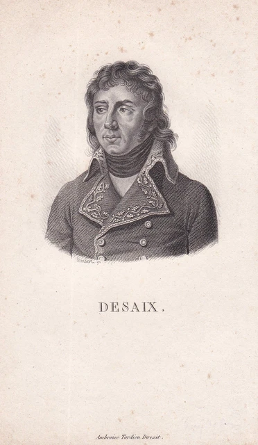 LOUIS CHARLES ANTOINE Desaix Français Général Egypte Napoleonic Wars ...