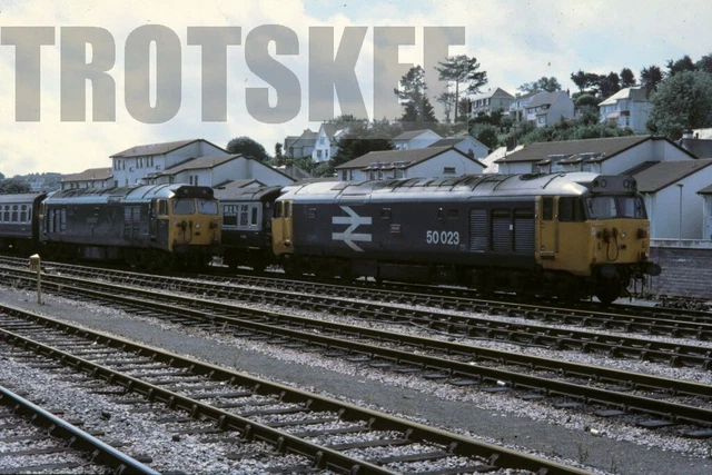 35MM SLIDE BR British Railways Diesel Loco Class 50 50023 1985 Original ...