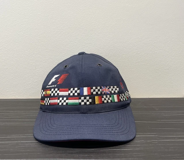 VINTAGE 1987 F1 Country Flag Blue Thunder FIA Formula One Hat $101.00 ...
