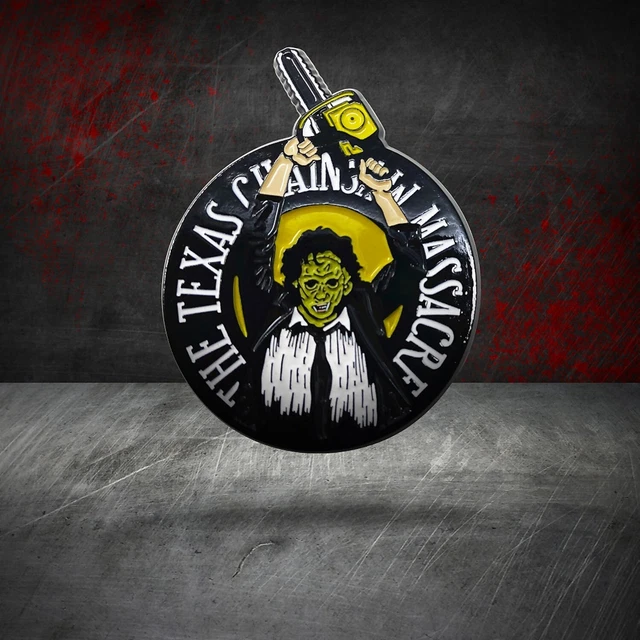 THE TEXAS CHAINSAW Massacre Limited Edition Pin Badge by Fanattik ...