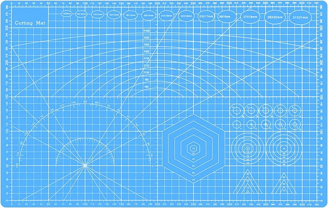 SELF HEALING COLOURFUL Cutting Mat A3(45X30Cm), Great for Scrapbooking ...