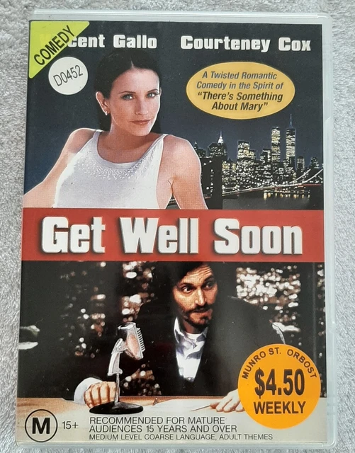 GET WELL SOON Vincent Gallo Courtney Cox Region 4 DVD Good Condition £3 ...