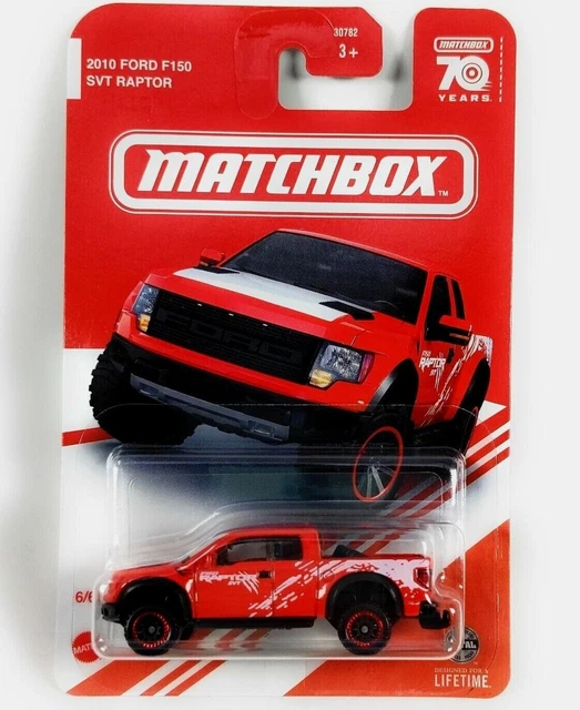 2023 MATCHBOX - 2010 Ford F-150 SVT Raptor - Target Red Edition $10.95 ...