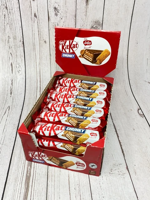 KIT KAT CHUNKY Lotus Biscoff Milk Chocolate Bar 42g -SAME DAY DISPATCH ...