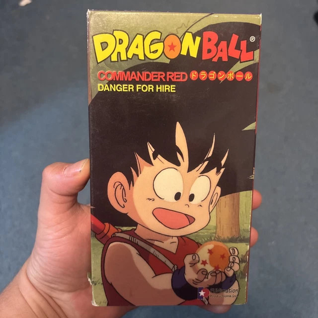 DRAGON BALL COMMANDER Red Danger For Hire EDITED VHS TESTED FUNIMATION ...
