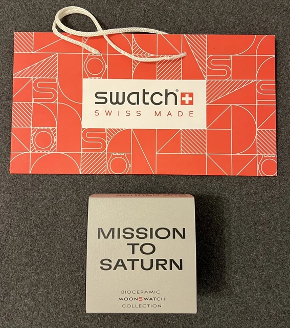 OMEGA X SWATCH BIOCERAMIC MOONSWATCH COLLECTION - MISSION TO Saturn ...