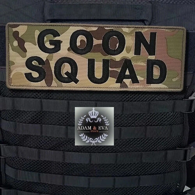 A&E GOON SQUAD Patch Grand badge tactique uniforme avec application de... EUR 15,53 - PicClick FR