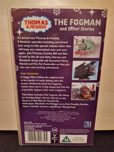 THOMAS & FRIENDS The Fogman & Other Stories, Tank Engine PAL VHS Video Tape(T50) £8.50 - PicClick UK