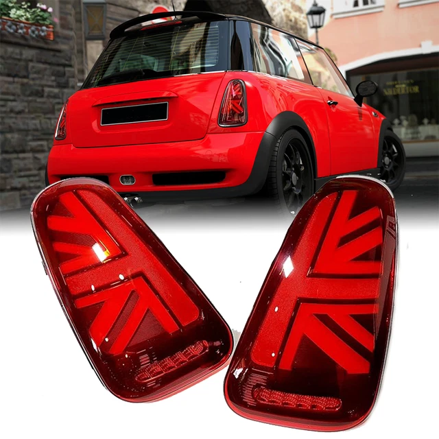 RED LED TAIL lights For 2002-2006 Mini Cooper R50 R52 R53 Sequential ...
