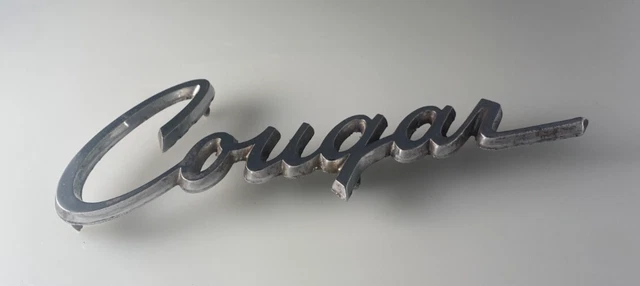 VINTAGE 1968 MERCURY COUGAR Script Emblem C8WB-65297B62A Original O.E.M ...