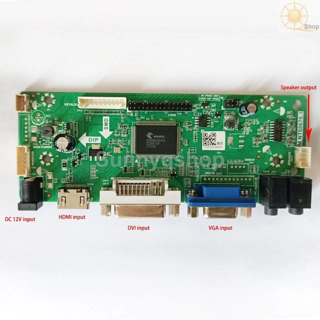HDMI VGA DVI LCD Display Driver Board Kit for G121X1-L03/G121X1-L04 1024X768 $32.07 - PicClick CA
