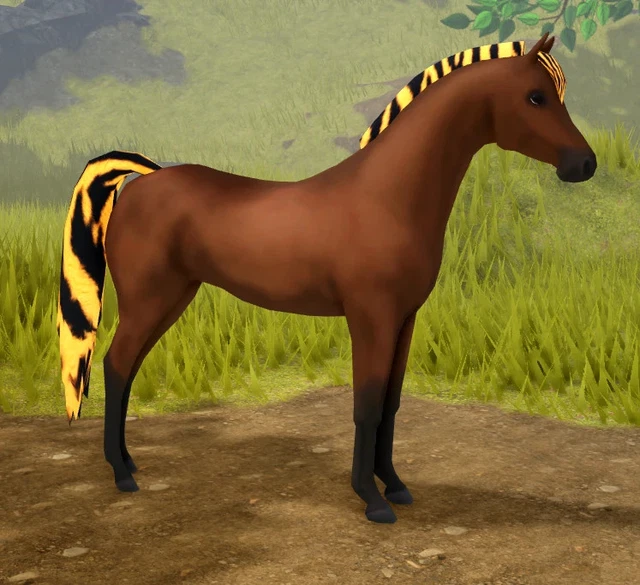 WILD HORSE ISLANDS Roblox Tiger Stripes Bay Arabian IUH £91.24 ...
