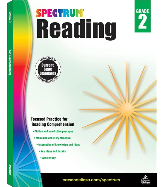 SPECTRUM READING COMPREHENSION Grade 2, Ages 7 to 8, Second Grade ...