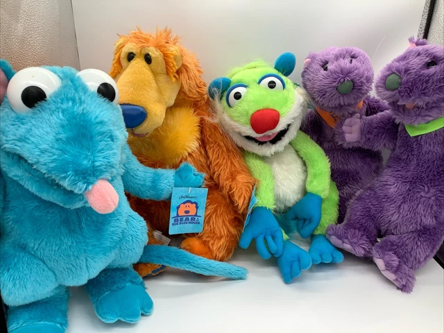 JIM HENSONS BEAR In The Big Blue House Disney Nanco Tutter Pip Pop ...