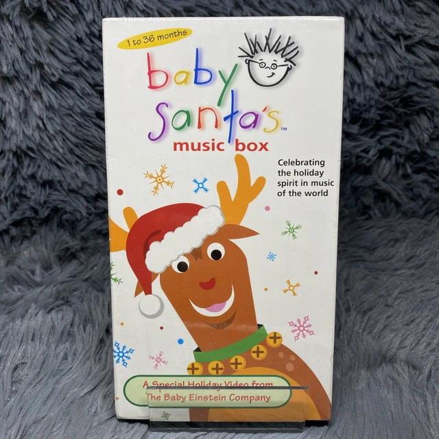 Baby Einstein Baby Santas Music Box Vhs Tape 2000 Learning Fun