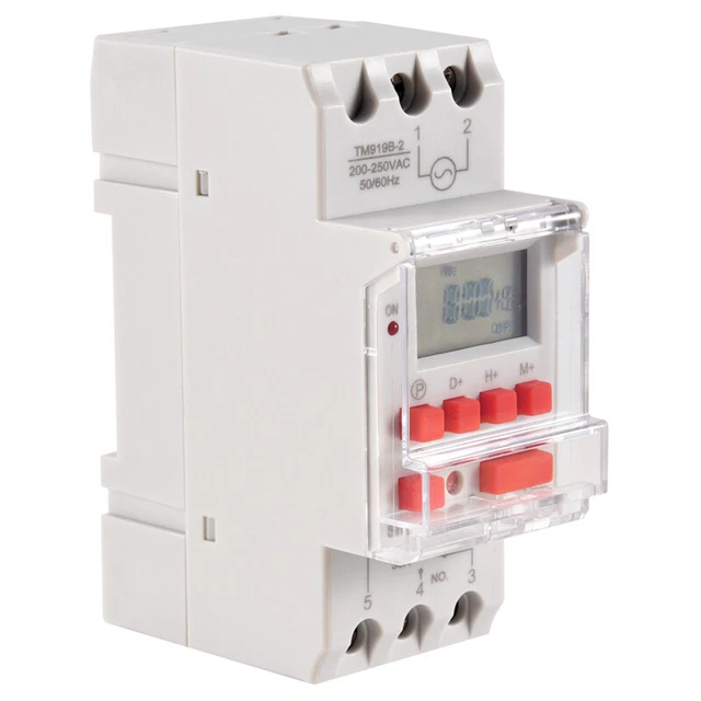 TM919B 220V 30A Programmable Digital Timer Switch DIN Automatic ...