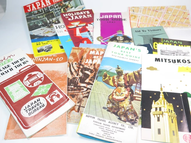 VINTAGE JAPAN/FERNOST REISEN EPHEMERA Reiseführer Karten usw. 1960er AUSWAHL. EUR 6,87 - PicClick DE