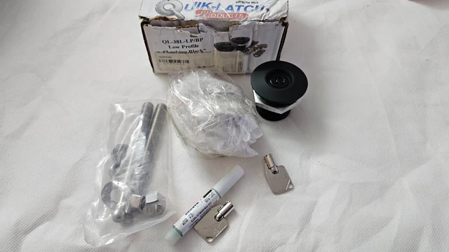 QUIK-LATCH QL-38 SERIES Lockable Black Hood Pin Kit QL-38L-LP/BP $179. ...