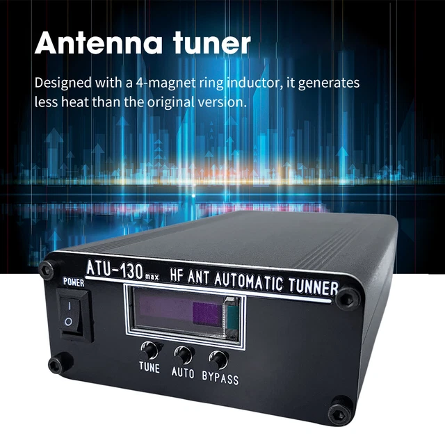 ATU-130 MAX RADIO Automatic Antenna Tuner Durable Mini Automatic ...