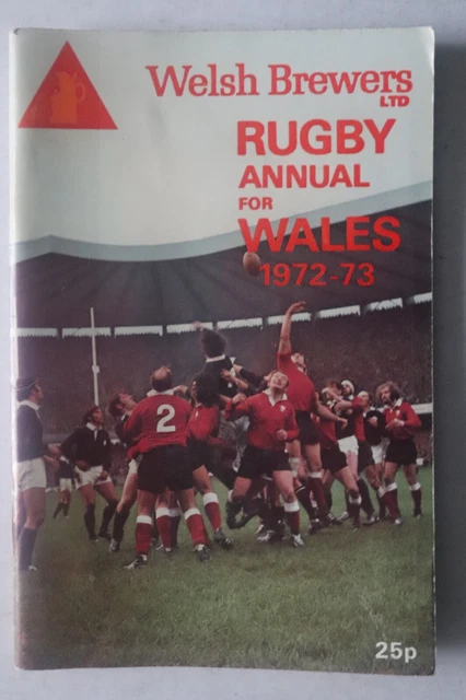 RUGBY ANNUAL FOR Wales 1972-1973 Welsh Brewers £11.99 - PicClick UK