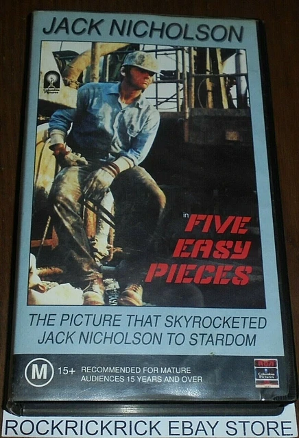 FIVE EASY PIECES Vhs Tape (Jack Nicholson) £4.95 - PicClick UK