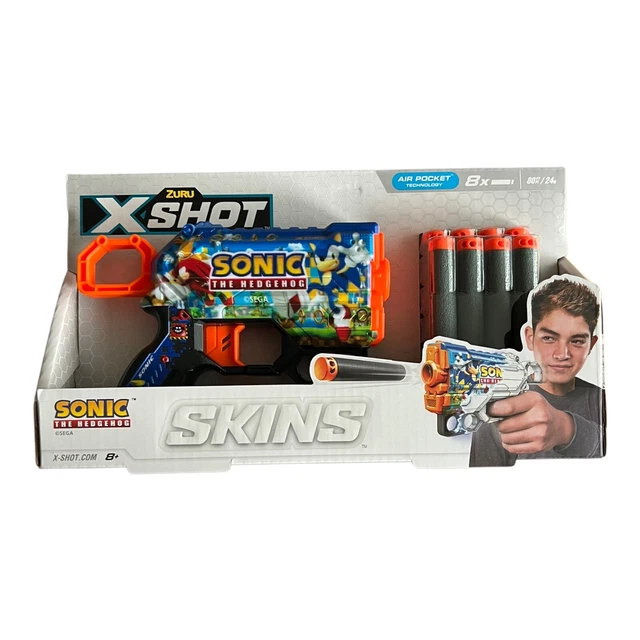 ZURU X SHOT Sonic the Hedgehog Skins Blaster Gun SEGA NEW NIB $24.99 ...