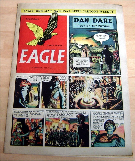 EAGLE COMIC VOL.1 No.45,1951 - COMPLETE - DAN DARE Frank Hampson - £4.87 - PicClick UK