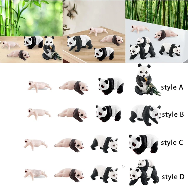 FIGURINES DU CYCLE de vie 4 étapes du modèle Panda Science Toy panda ...