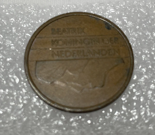 NETHERLANDS FIVE CENT 5c Coin 1988, Beatrix Koningin der Nederlanden $8 ...