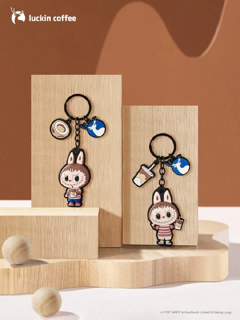 OFFICIAL LUCKIN COFFEE x LABUBU LABUBU key chain Two in one set #1 £42. ...