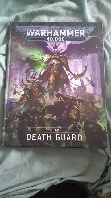 DEATH GUARD CODEX Warhammer 40k 9a edizione Rule Book Chaos marines ...