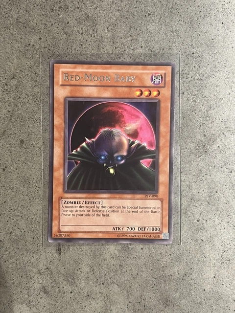 CARTE CARD YU-GI-OH Konami 1996 Edition Red-Moon Baby PSV-090 Tres Bon Etat En EUR 1,90 ...