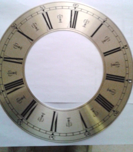 HERMLE-KIENINGER GRANDFATHER clock dial chapter ring diameter 244.5 mm ...