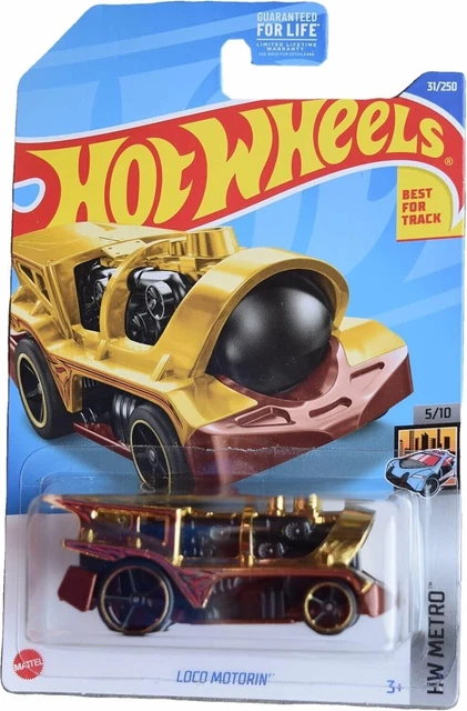 2022 HOT WHEELS Gold Loco Motorin' 31/250 HW Metro 5/10 $8.49 - PicClick