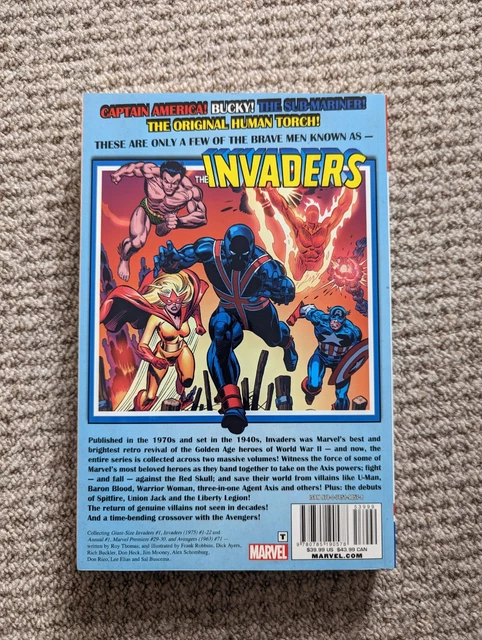 THE INVADERS - Complete Collection Volume 1 (Marvel Comics, TPB ...