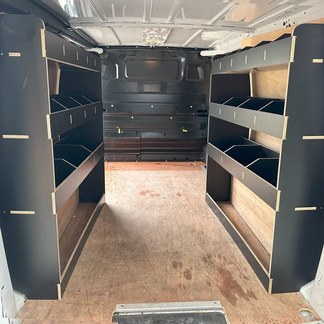 FORD TRANSIT CUSTOM LWB DOUBLE HEXABOARD Van Racking Tool Storage ...