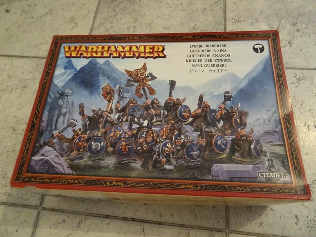BOÎTE DE 16 guerriers nains - Warhammer EUR 20,00 - PicClick FR