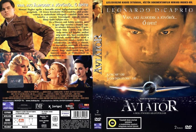 THE AVIATOR AVIÁTOR (2004) Hungary DVD Leonardo DiCaprio Cate Blanchett ...