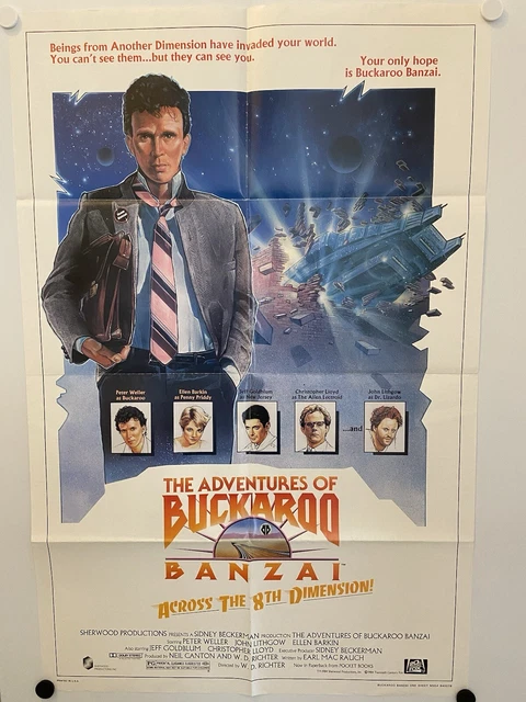 THE ADVENTURES OF Buckaroo Banzai Original One Sheet Poster £42.32 ...