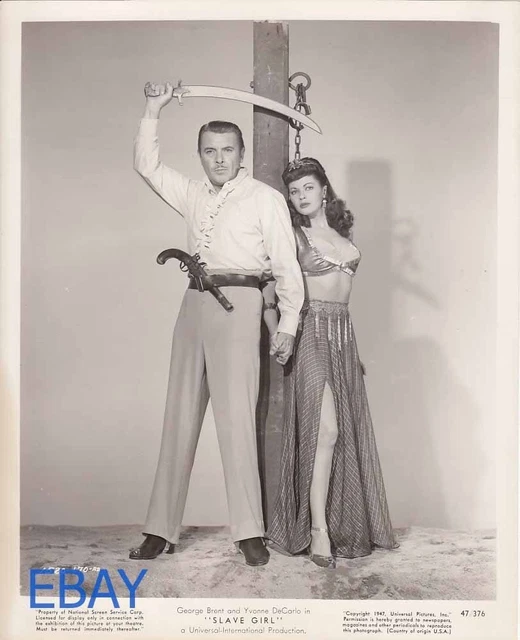 Yvonne De Carlo Busty Leggy Vintage Photo Slave Girl £4840 Picclick Uk