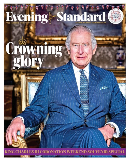 EVENING STANDARD NEWSPAPER - King Charles III Coronation Special - 5th ...