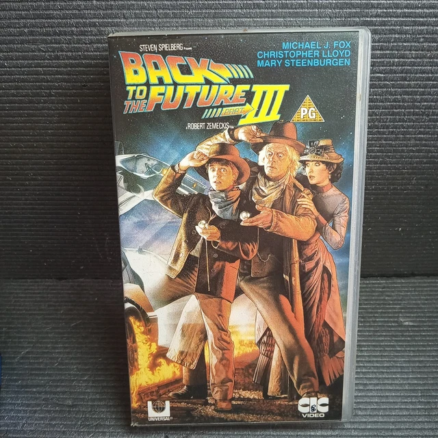 BACK TO THE Future Part 3 III 1990 VHS Video Tape Michael J Fox ...