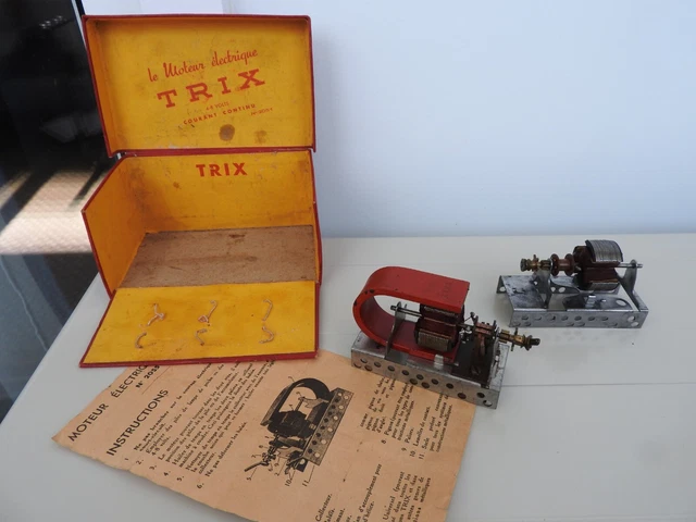 TRIX-ANCIEN MOTEUR ELECTRIQUE N°2055 Meccano Fonctionnel Jeux ...