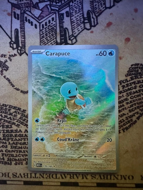 CARTE POKÉMON CARAPUCE AR 170/165 - 151 EV3.5 FR EUR 21,50 - PicClick FR